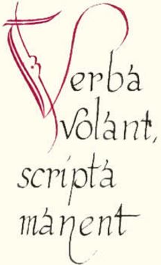 Verba volant – Brasil de Longe